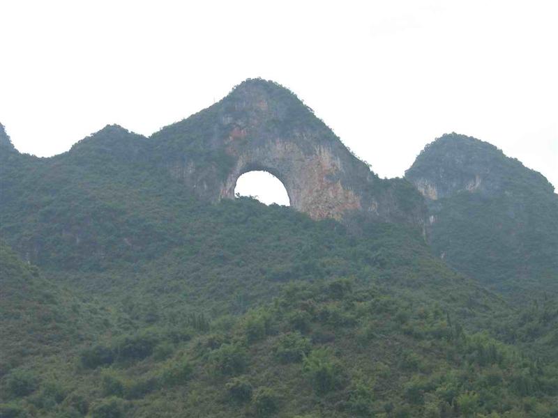 The Moon Hill Yangshuo, Moon Hill Climbing Yangshuo, Guilin