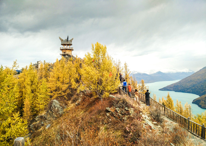 Fishing Pavilion (Guanyu Ting) Altay, Altay Attraction