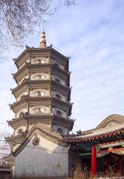 Seven-tiered Buddhist Pagoda Photo, Seven-tiered Buddhist Pagoda Photos ...